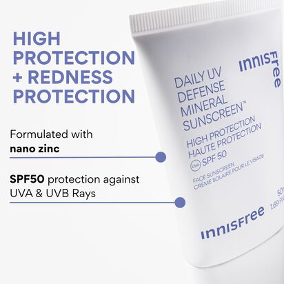 Innisfree Daily UV Defense Mineral Sunscreen SPF 50 | Space NK