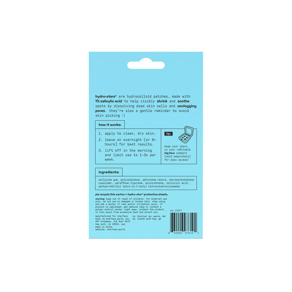 Starface Hydro-Star + Salicylic Acid Pimple Patches | Space NK