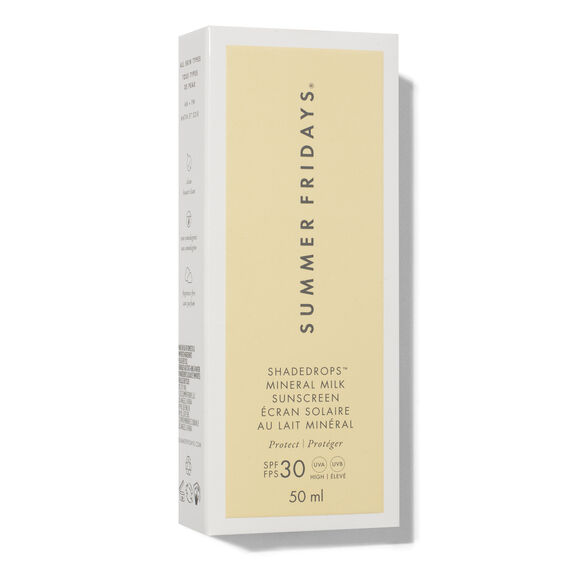 Summer Fridays ShadeDrops Broad Spectrum SPF 30 Mineral Milk Sunscreen ...
