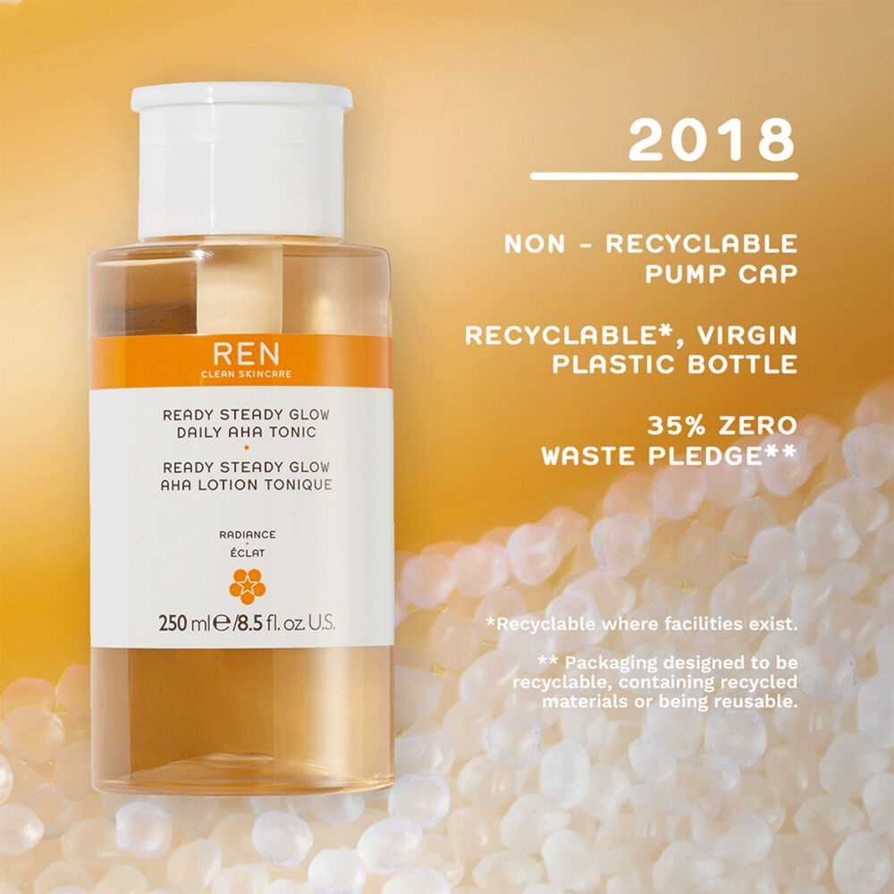 Ren Clean Skincare Ready Steady Glow Daily AHA Tonic | Space NK
