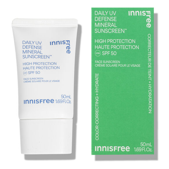 Innisfree Daily UV Defense Mineral Sunscreen SPF 50 | Space NK