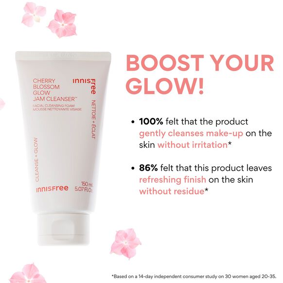 Innisfree Cherry Blossom Glow Jam Cleanser | Space NK