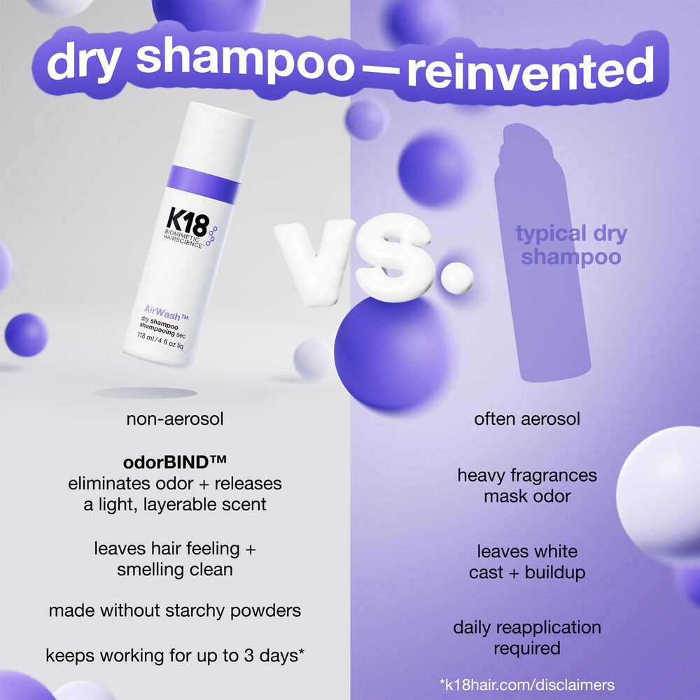 K18 HAIR AirWash™ Dry Shampoo | Space NK