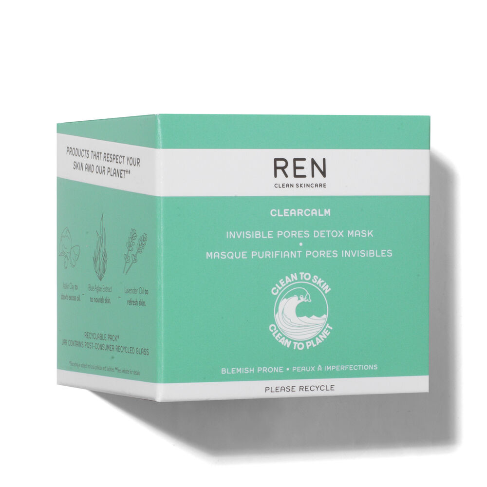 Ren Clean Skincare Clearcalm Invisible Pores Detox Mask | Space NK