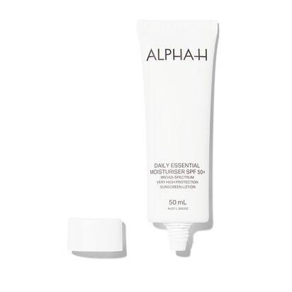 Alpha-H Daily Essential Moisturiser SPF 50+ with Vitamin E | Space NK
