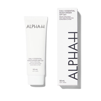 Alpha-H Daily Essential Moisturiser SPF 50+ with Vitamin E | Space NK