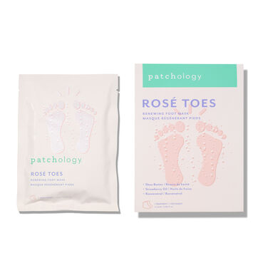 Patchology Rosé Toes Renewing Foot Mask | Space NK
