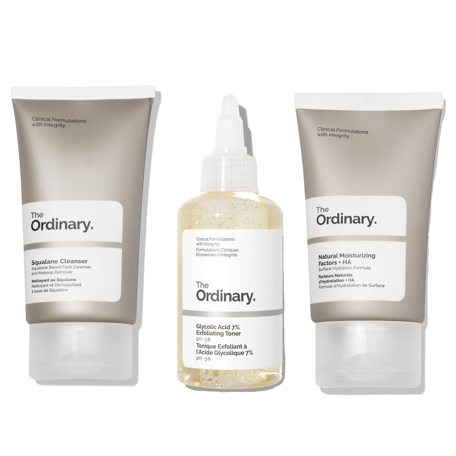 The Ordinary Cleanse Tone Moisturise Trio Space NK