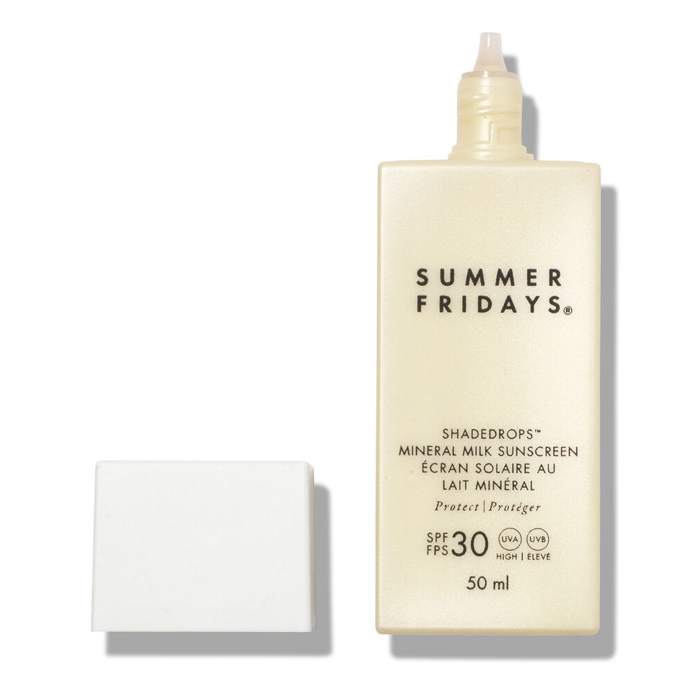 Summer Fridays ShadeDrops Broad Spectrum SPF 30 Mineral Milk Sunscreen ...