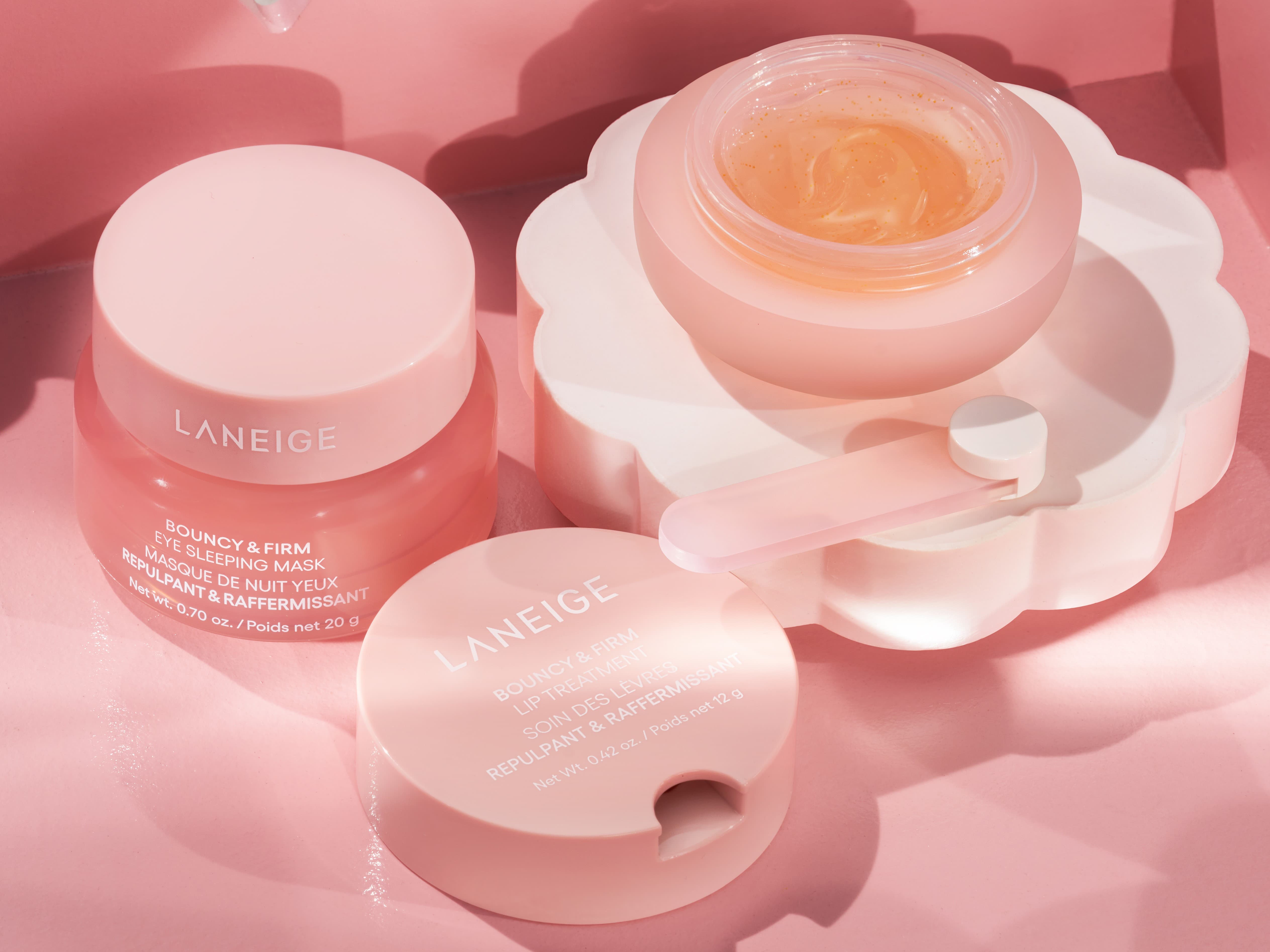We review Laneige's new Bouncy & Firm Eye Sleeping Mask and Lip Treatment