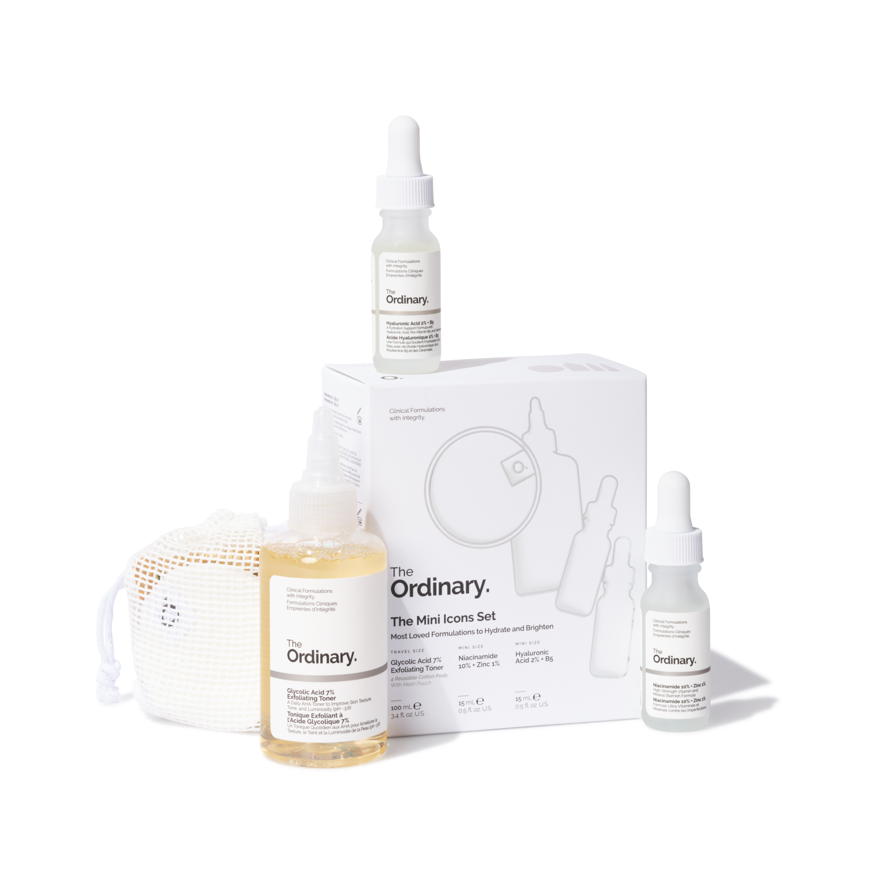 The Ordinary Mini Icons Glycolic Skincare Set | Space NK