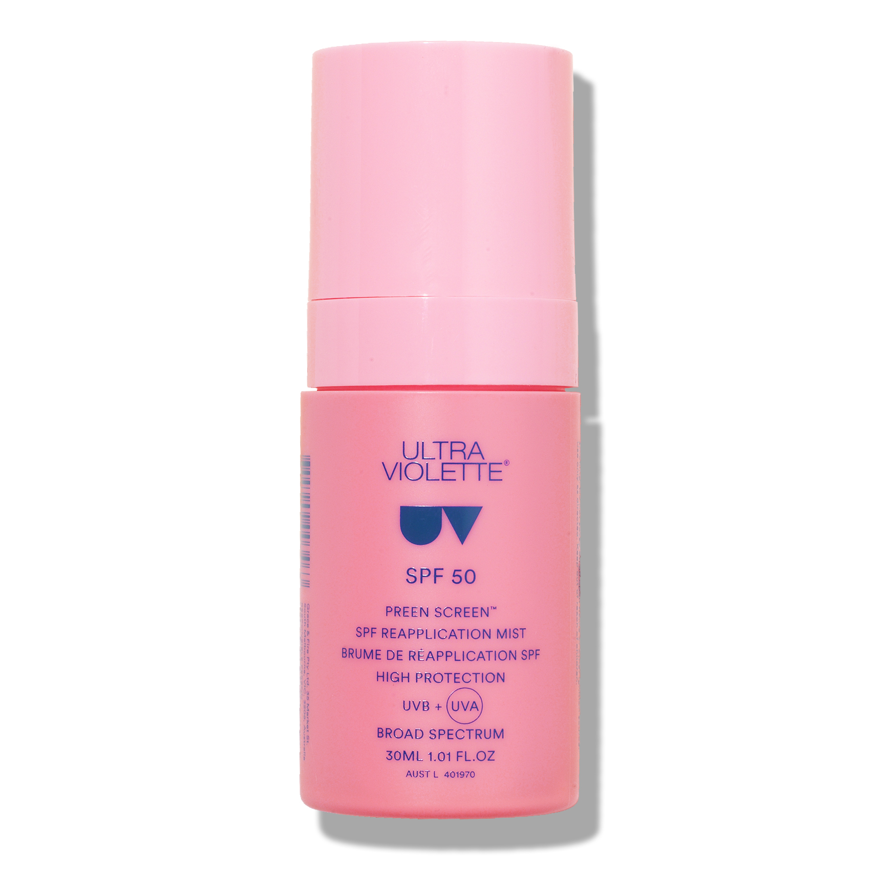 Ultra Violette Preen Screen SPF50 Reapplication Mist Skinscreen™ | Space NK