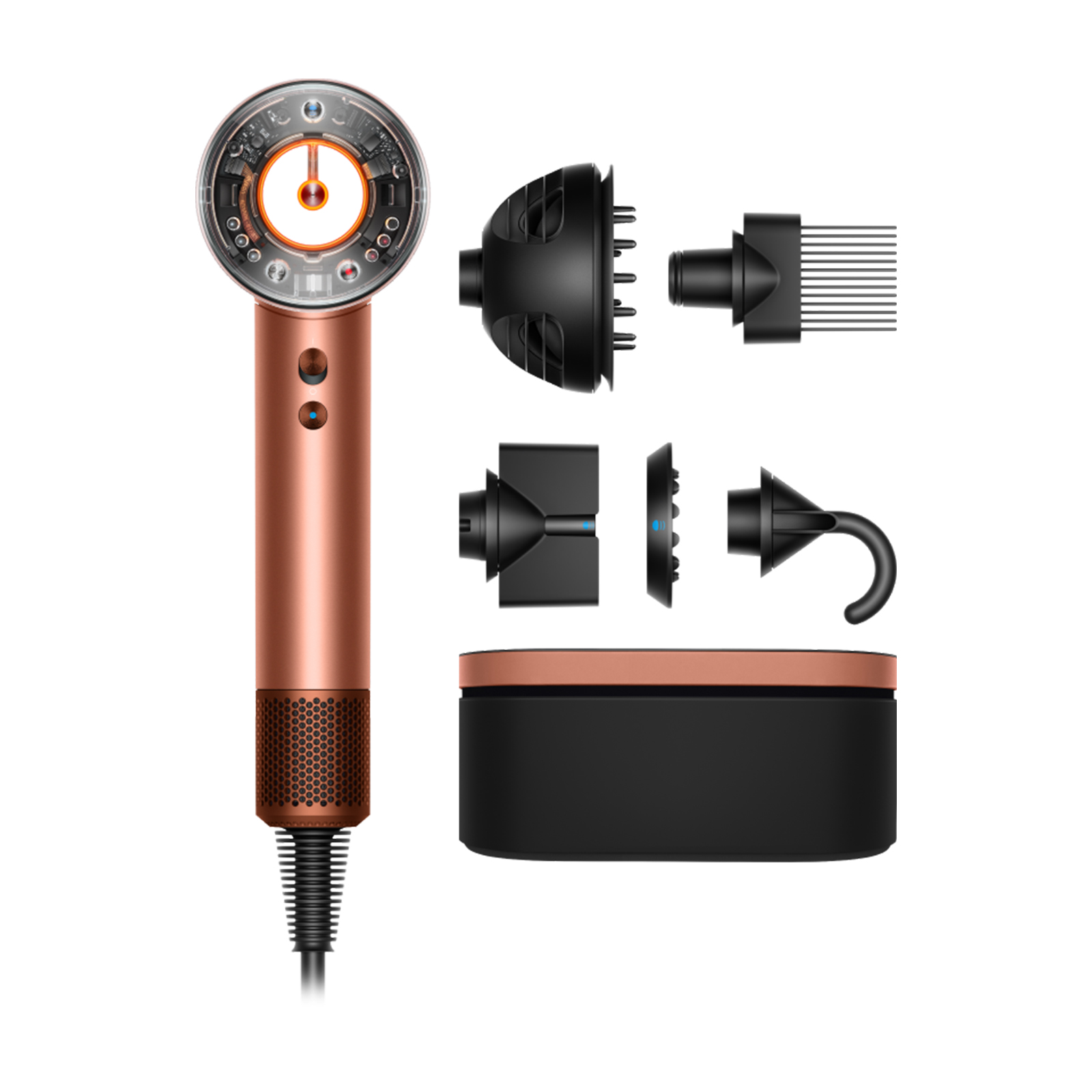 Dyson Supersonic Nural™ Hair Dryer – Curly + Coily (Amber Silk) | Space NK