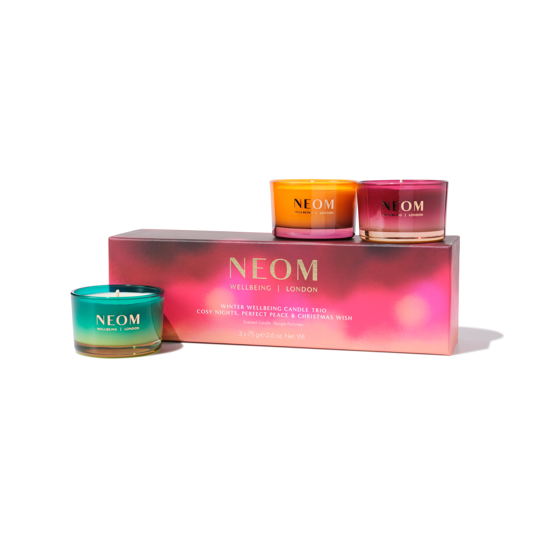 Neom Winter Wellbeing Candle Trio | Space NK