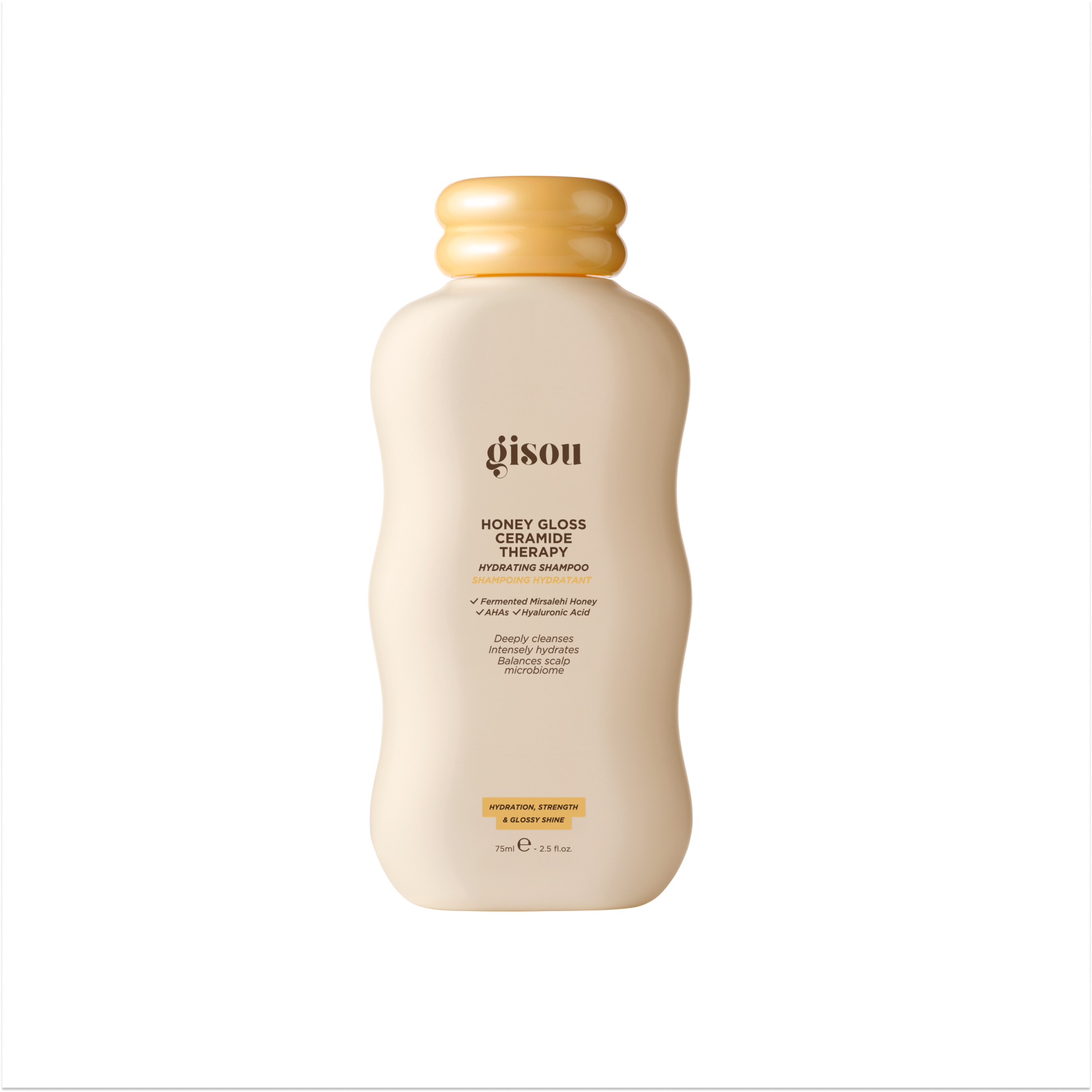 Gisou Honey Gloss Ceramide Therapy Hydrating Shampoo | Space NK