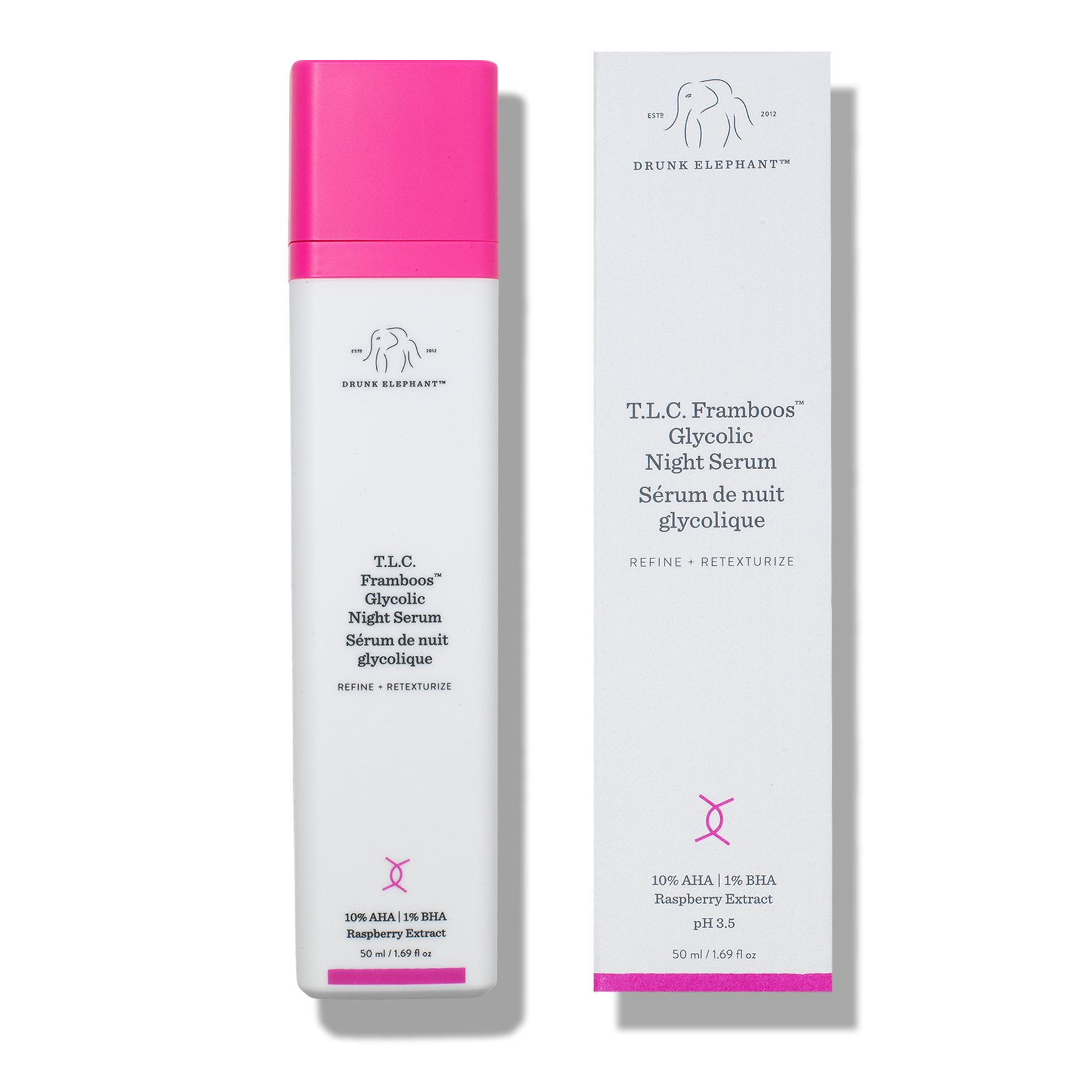 Drunk Elephant T.L.C. Framboos Glycolic Night Serum Space NK