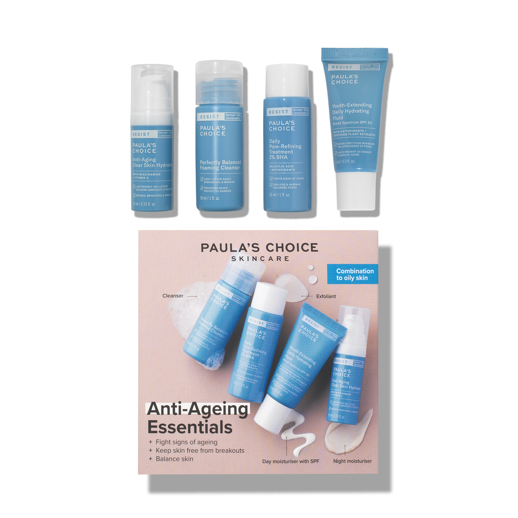 Paula's Choice Anti-Ageing Combo-Oily Kit | Space NK