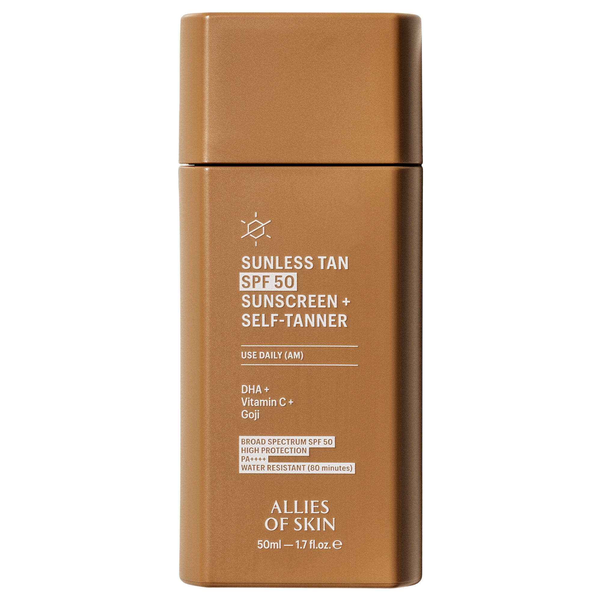 Allies of Skin Sunless Tan SPF 50 Daily Self-Tanner | Space NK
