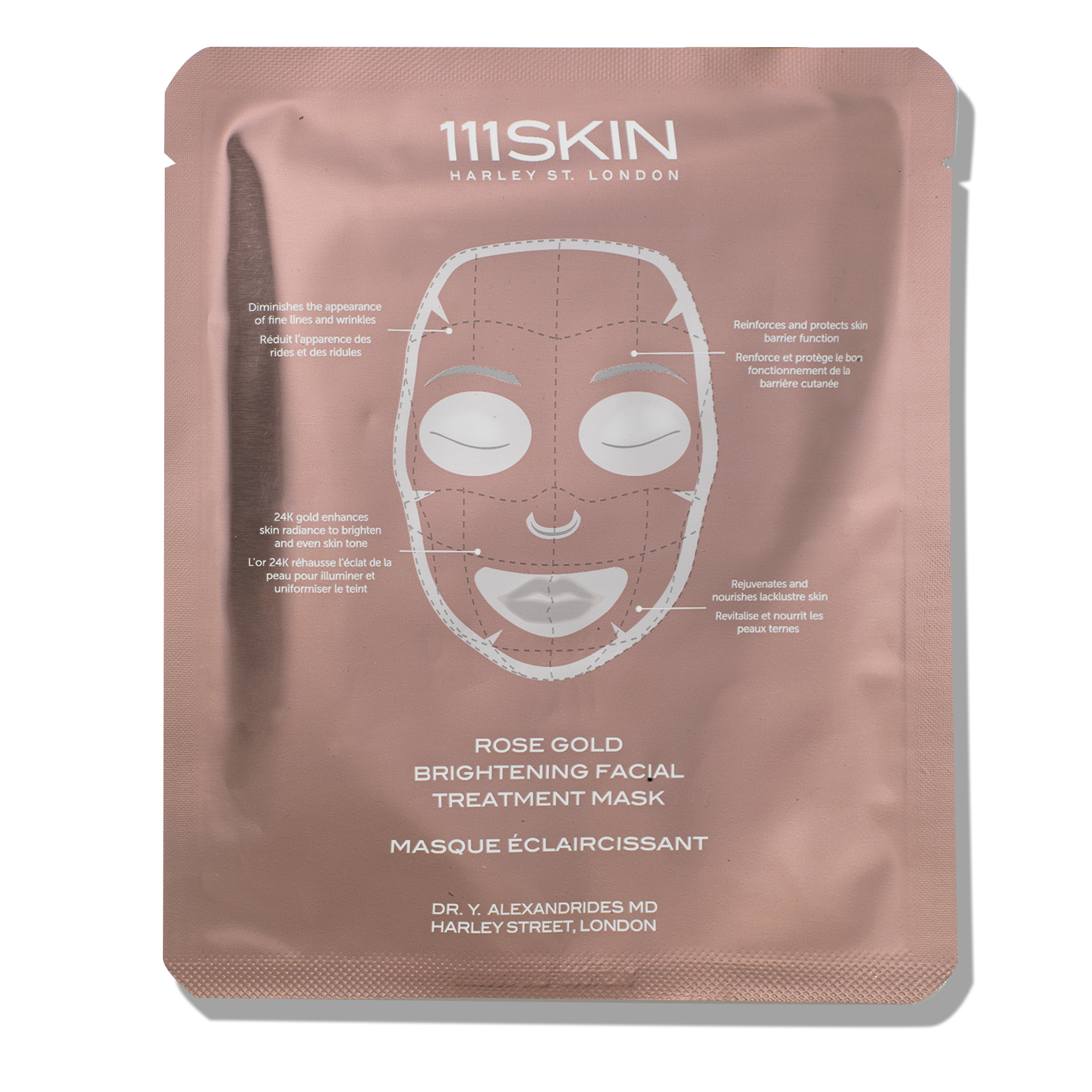 111SKIN Rose Gold Brightening Facial Treatment Mask | Space NK