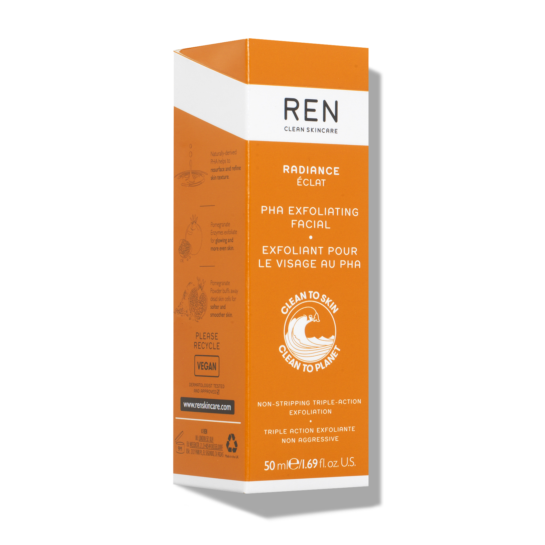 Ren Clean Skincare Radiance PHA Exfoliating Facial | King's Cross