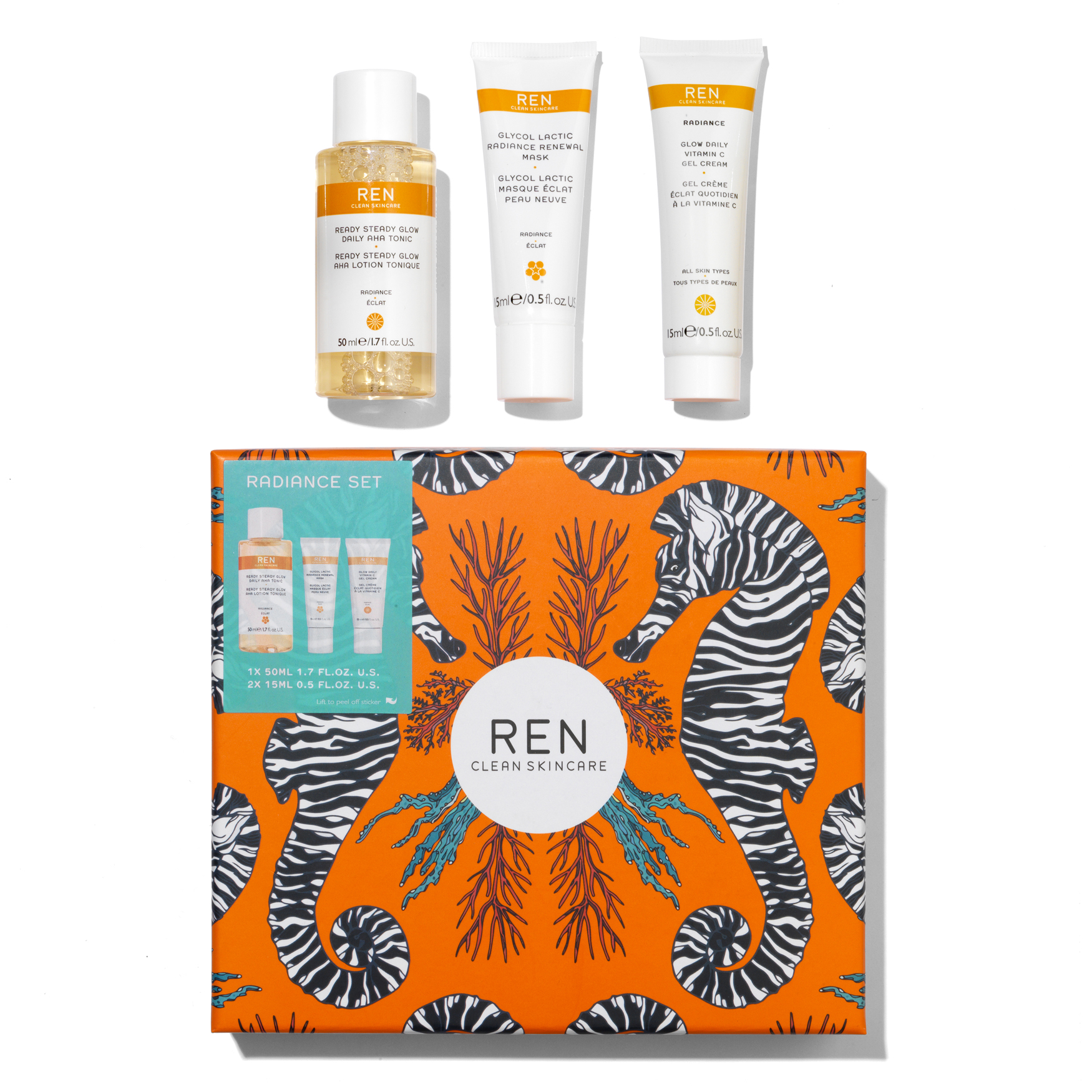 REN Get The Glow Radiance Set | Space NK