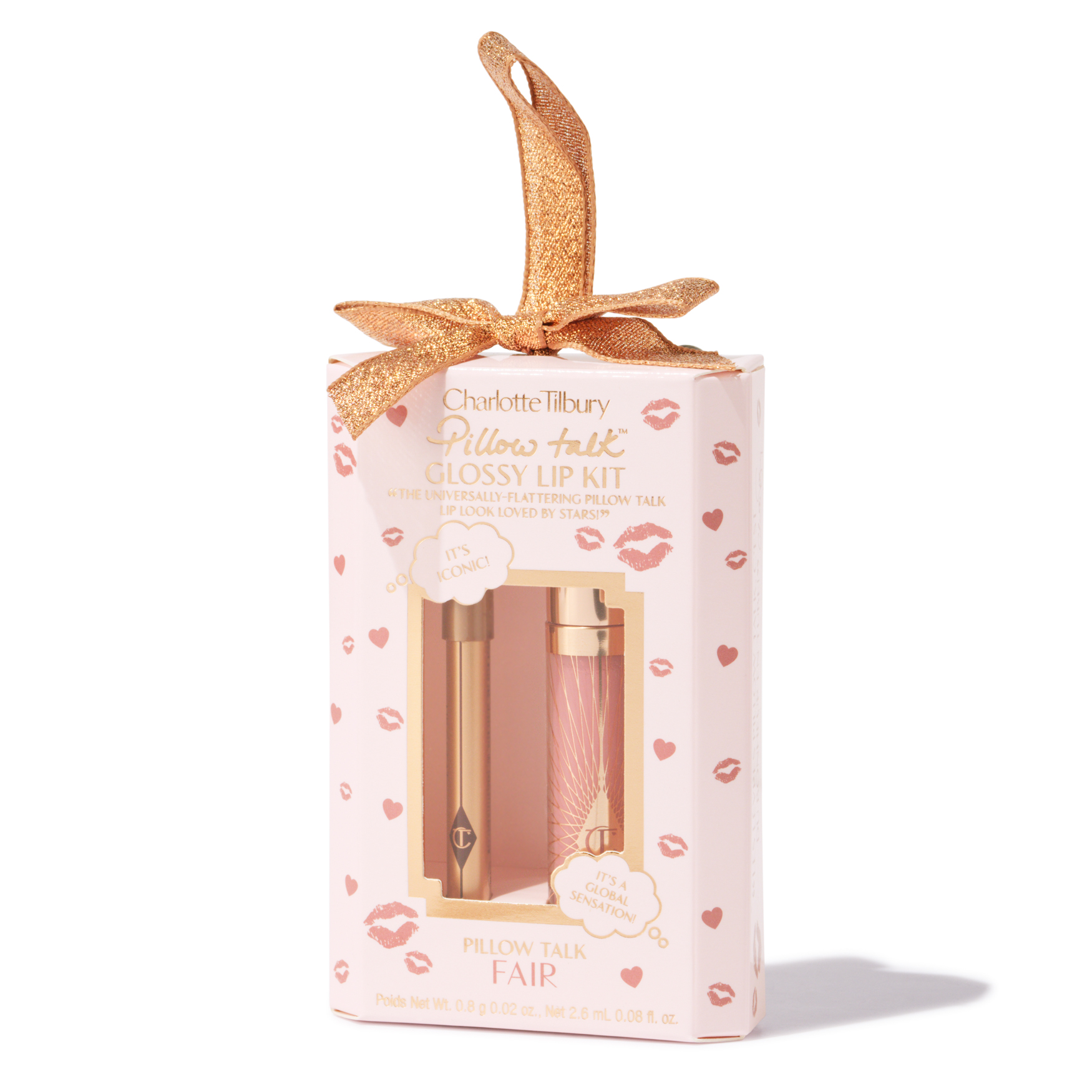 Charlotte Tilbury Pillow Talk Mini Glossy Lips Duo Fair | Space NK