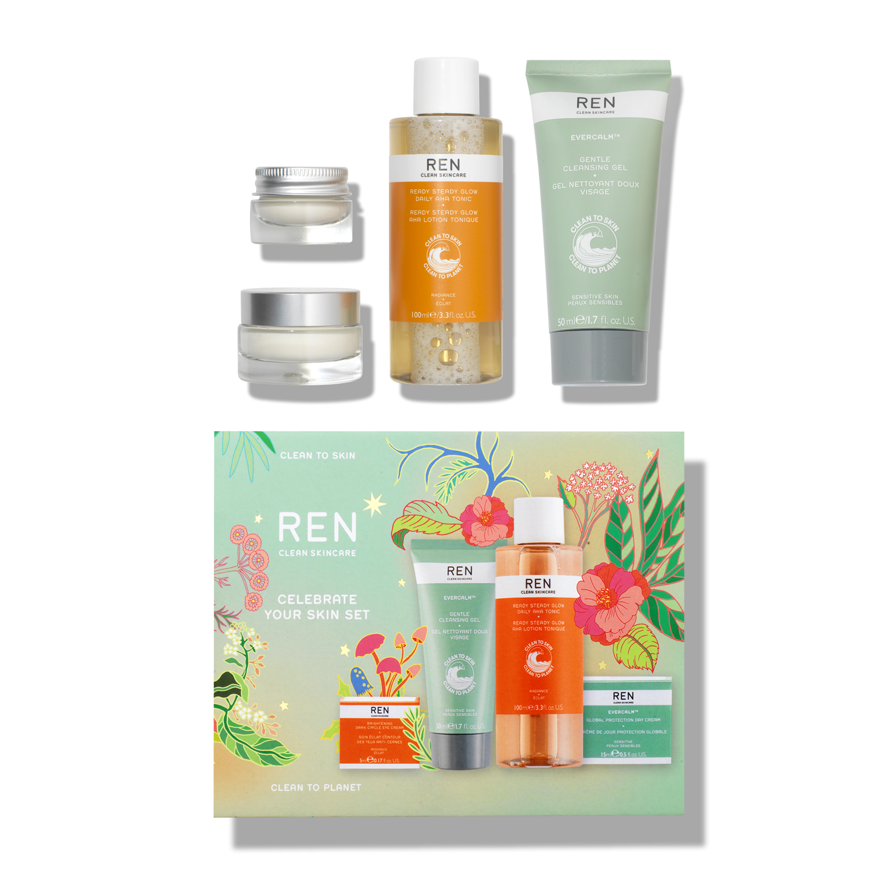 Ren Clean Skincare Celebrate Your Skin Set | Space NK