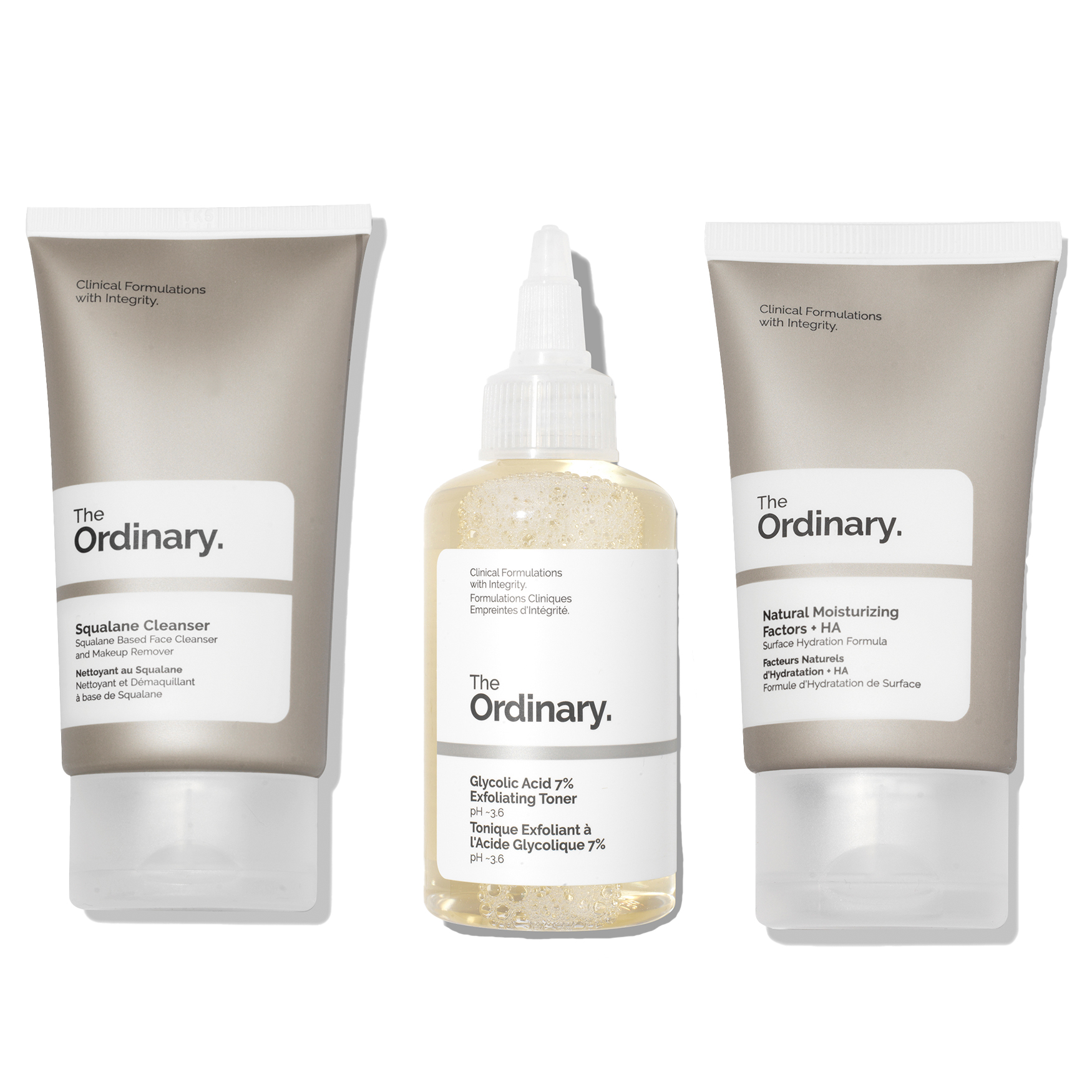 The Ordinary Cleanse, Tone & Moisturise Trio | Space NK