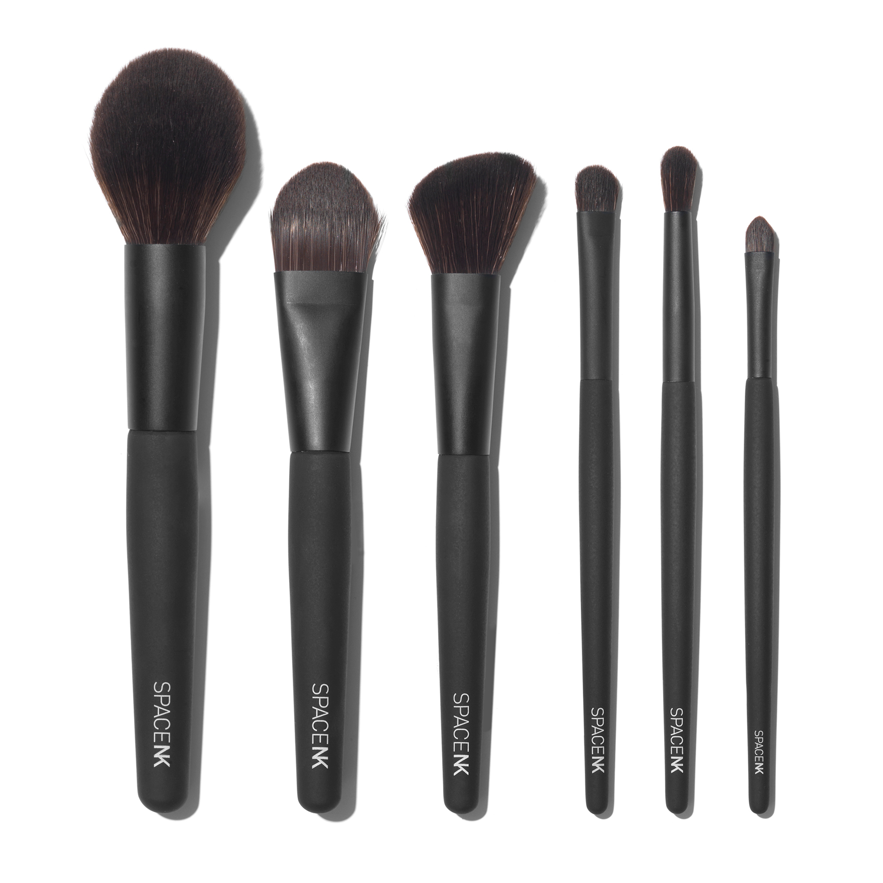 black makeup brushes set