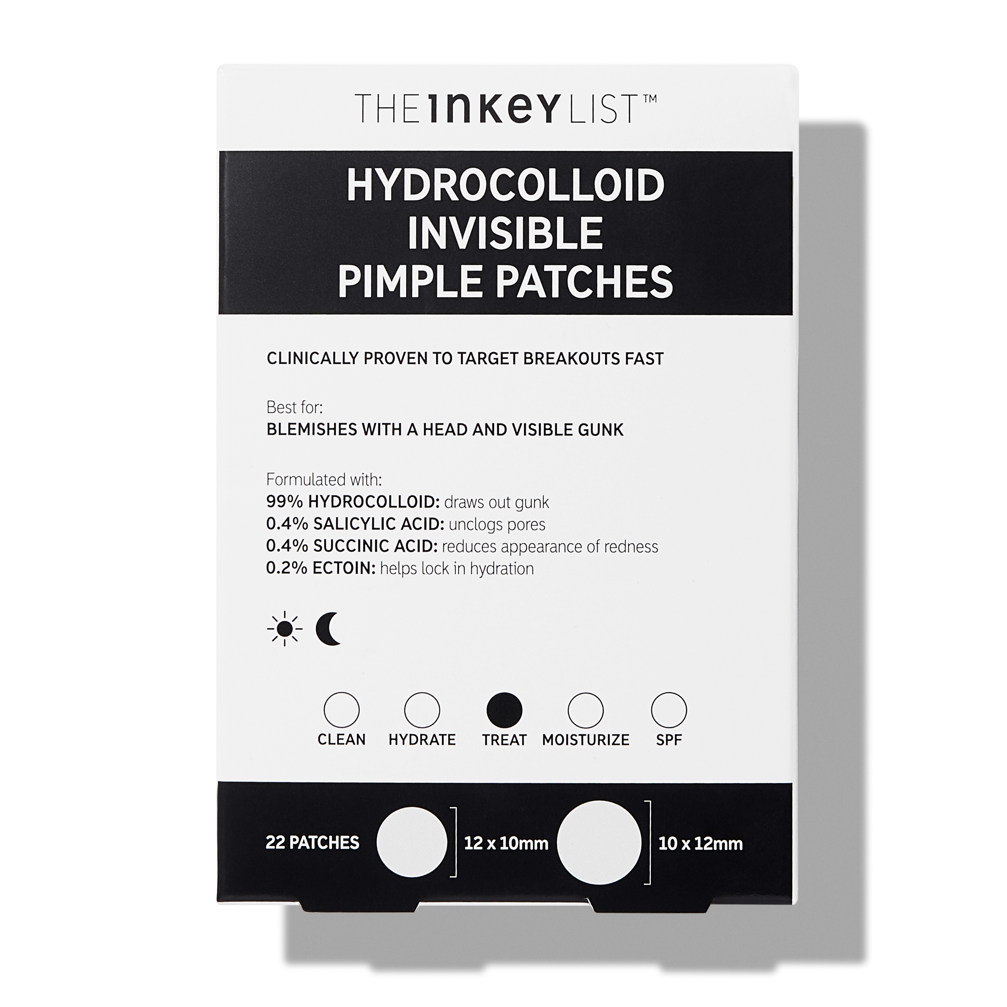 The INKEY List Hydrocolloid Invisible Pimple Patches | Space NK