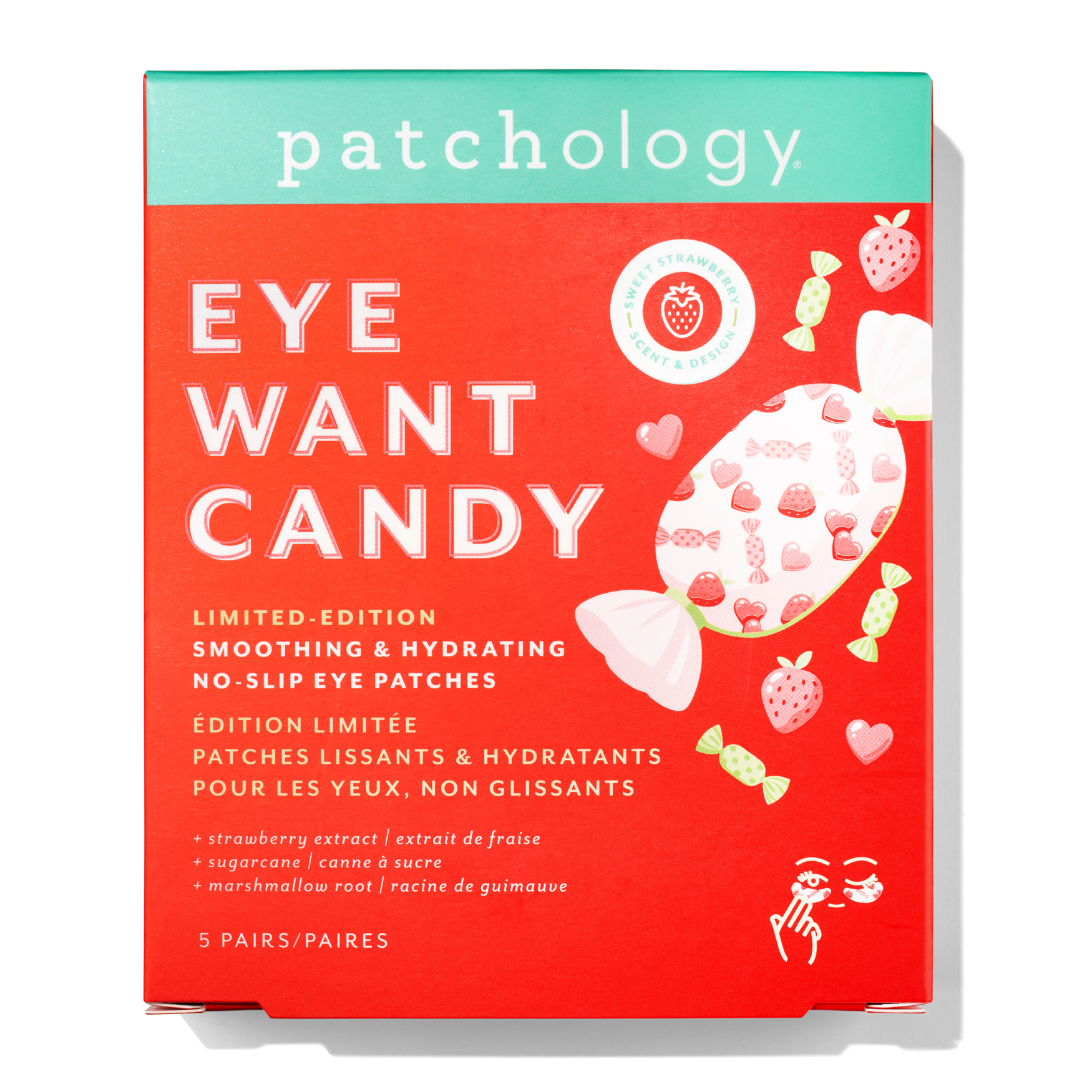Patchology Eye Want Candy Smoothing & Hydrating No-Slip Eye Patches- 5 ...