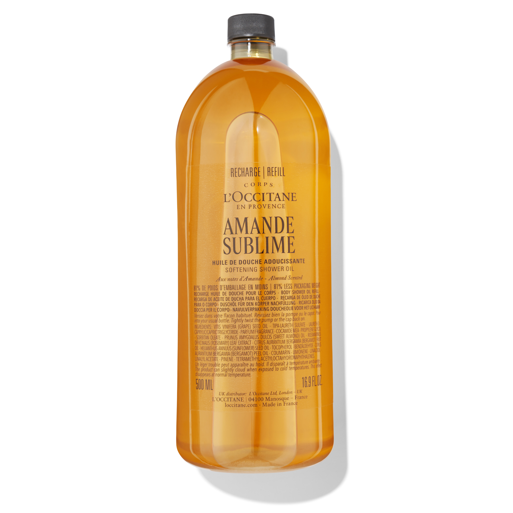 L'Occitane Almond (Amande) Shower Oil Refill | Space NK
