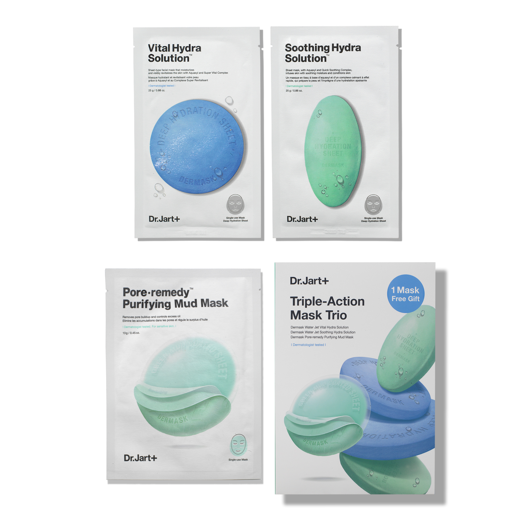 Dr. Jart+ Dr.Jart+ Dermask Triple Action Mask Trio Set | Space NK